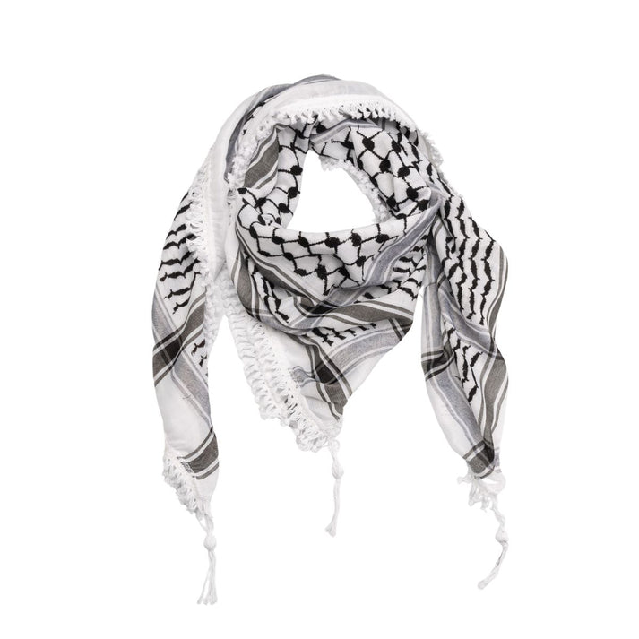 Keffiyeh - Black & White – Shop Palestine